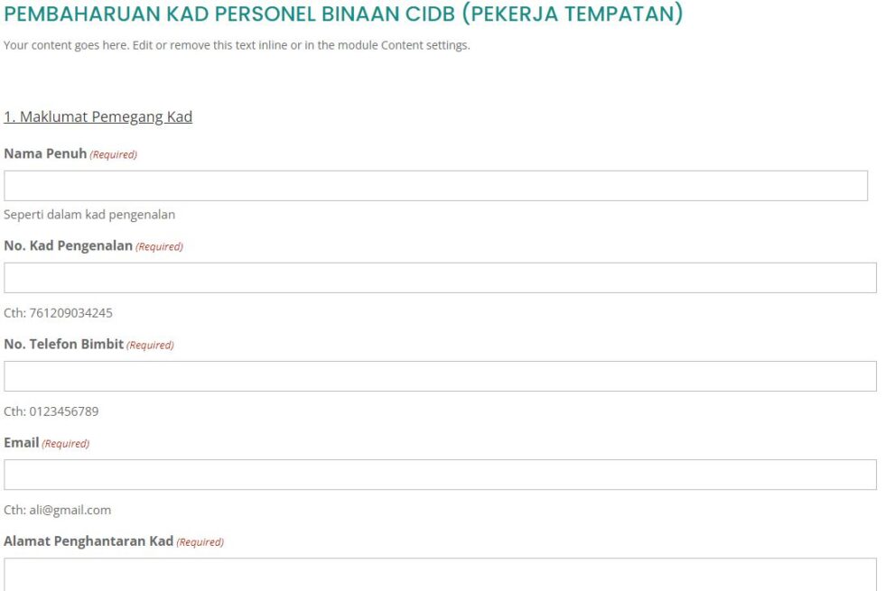 5 Simple Step How To Renew CIDB Green Card - KadHijau.my